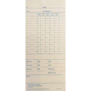 TCX2000 & UT2000 Time Card (Box 1000) – Time Clocks Warehouse Australia