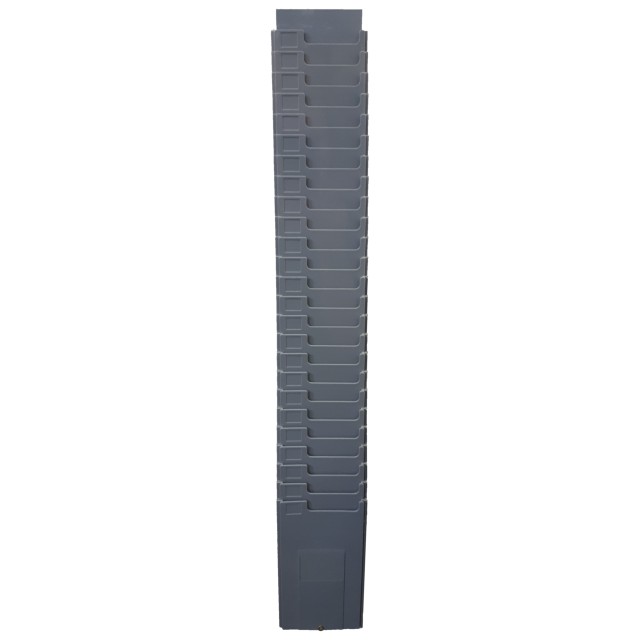 25 Slot (86x185mm Time Card) Rack – Time Clocks Warehouse Australia